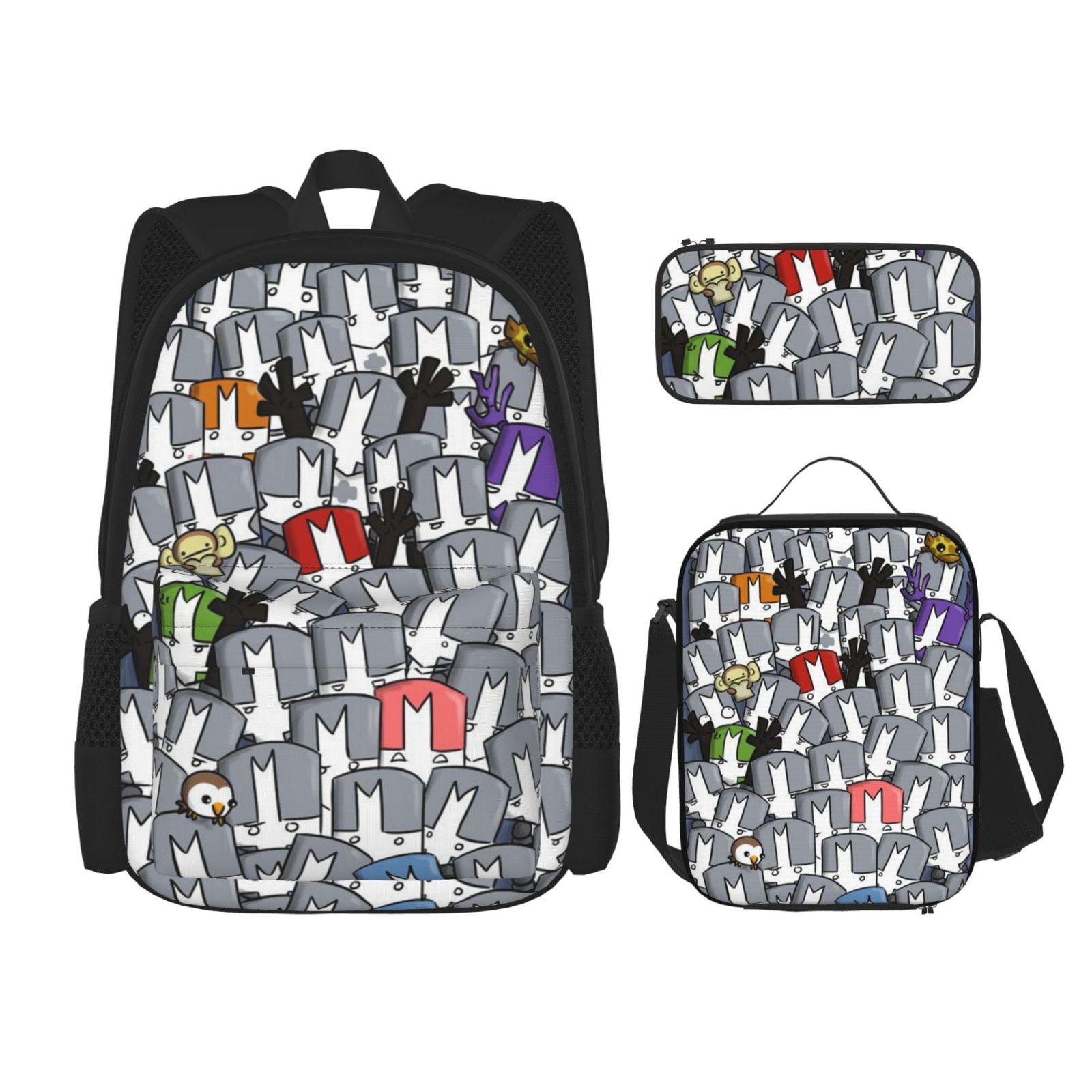 Castle Crashers Travel Camping Work Backpack for Womens/Mens Gifts ...