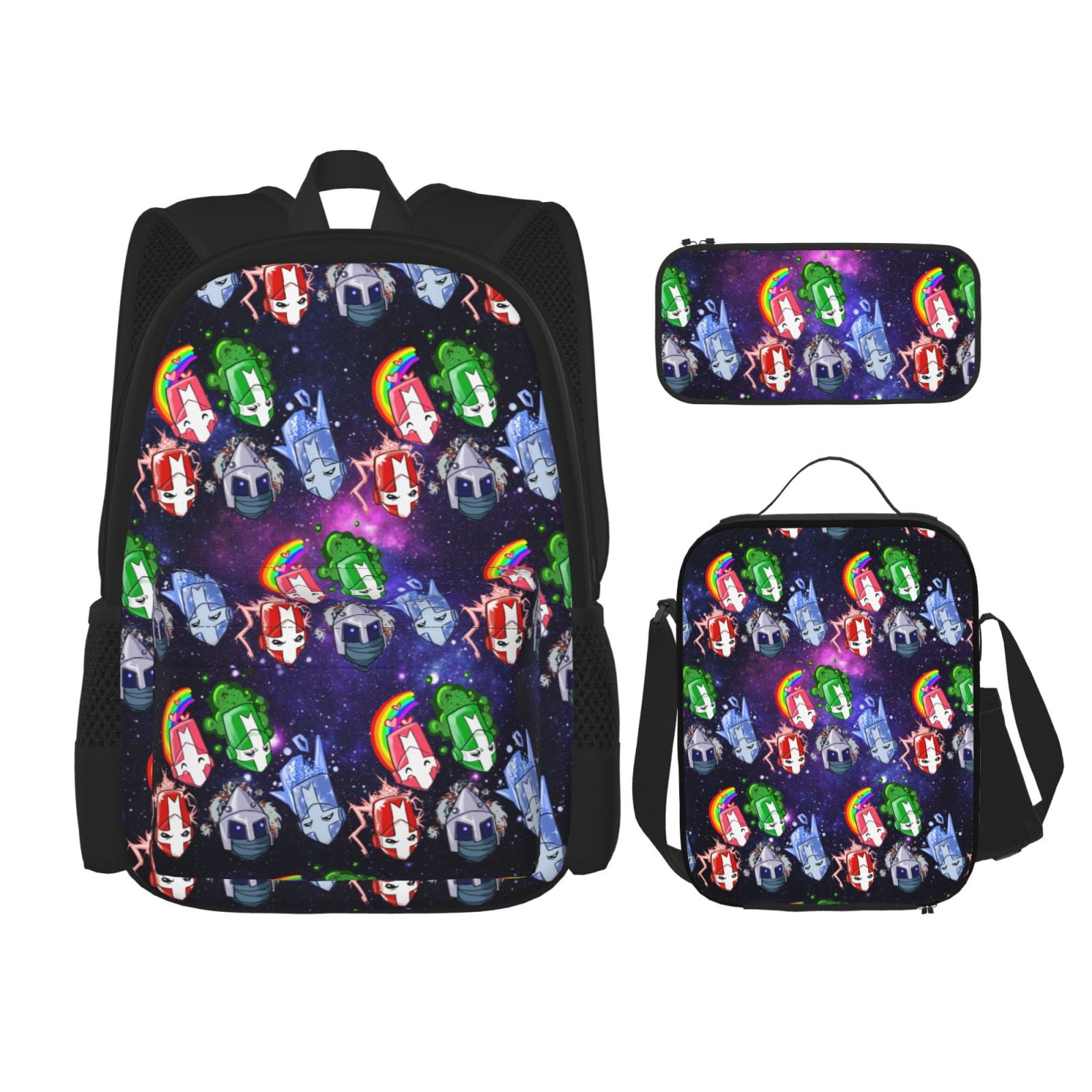 Castle Crashers Travel Camping Work Backpack for Womens/Mens Gifts ...