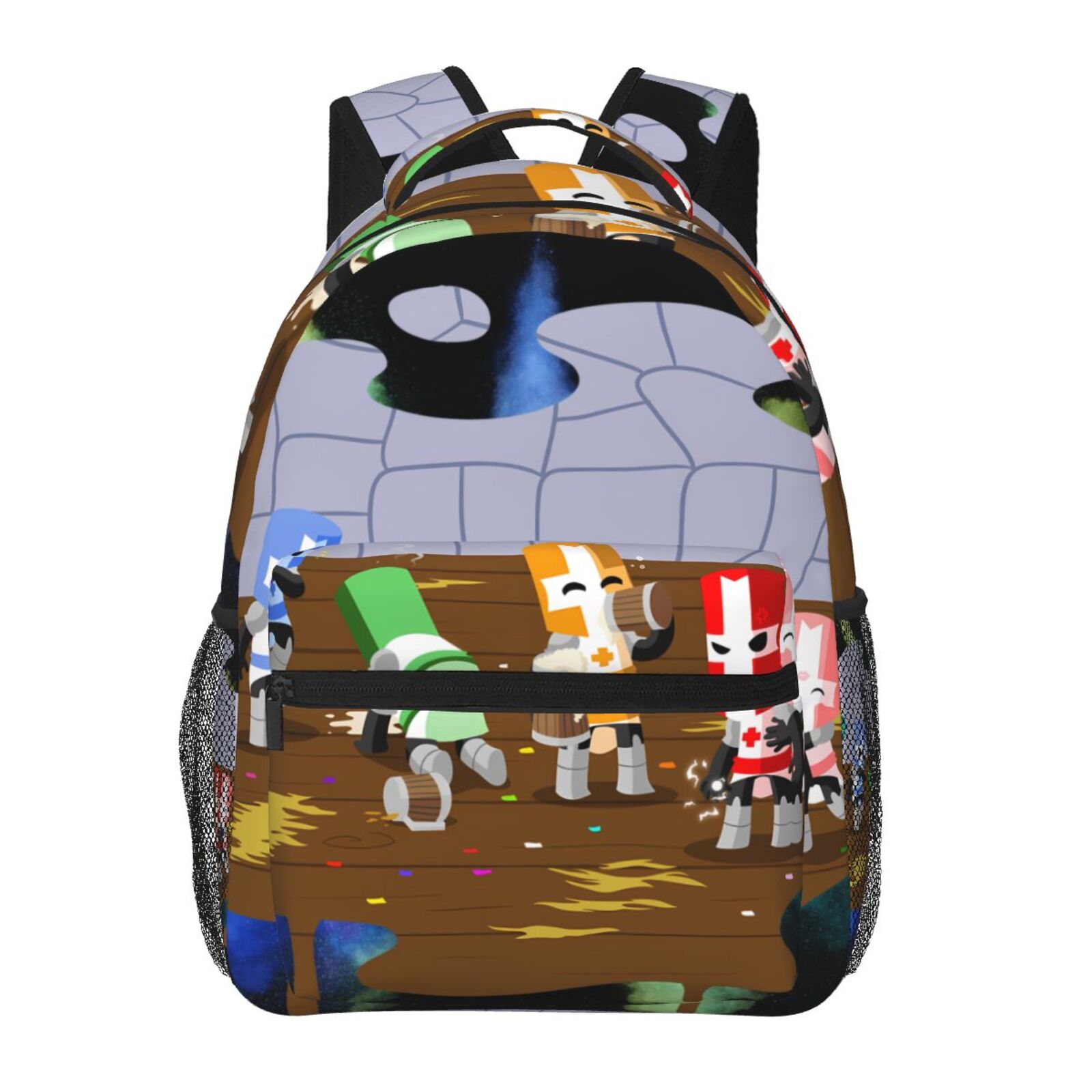 Castle Crashers Travel Camping Work Backpack for Womens/Mens Gifts ...