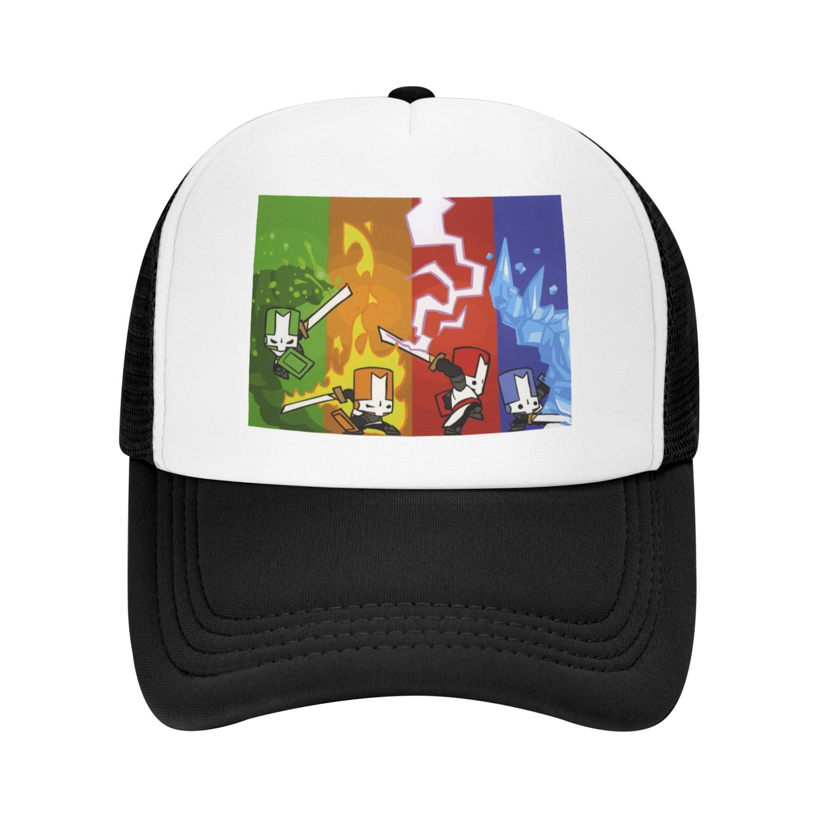 Castle Crashers Trucker Hats Mesh Adjustable Snapback Hat Men And Women Trendy Fashion Baseball ...