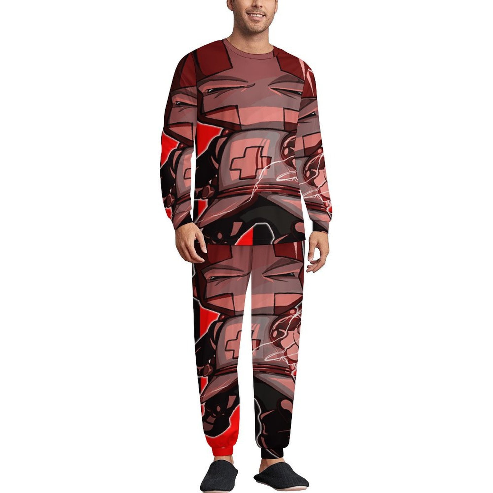 Castle Crashers Unisex Adults Round Neck Pajama Set Two Piece Set ...