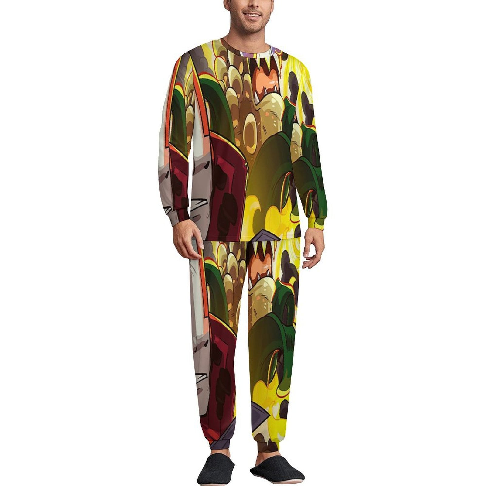 Castle Crashers Unisex Adults Round Neck Pajama Set Two Piece Set ...