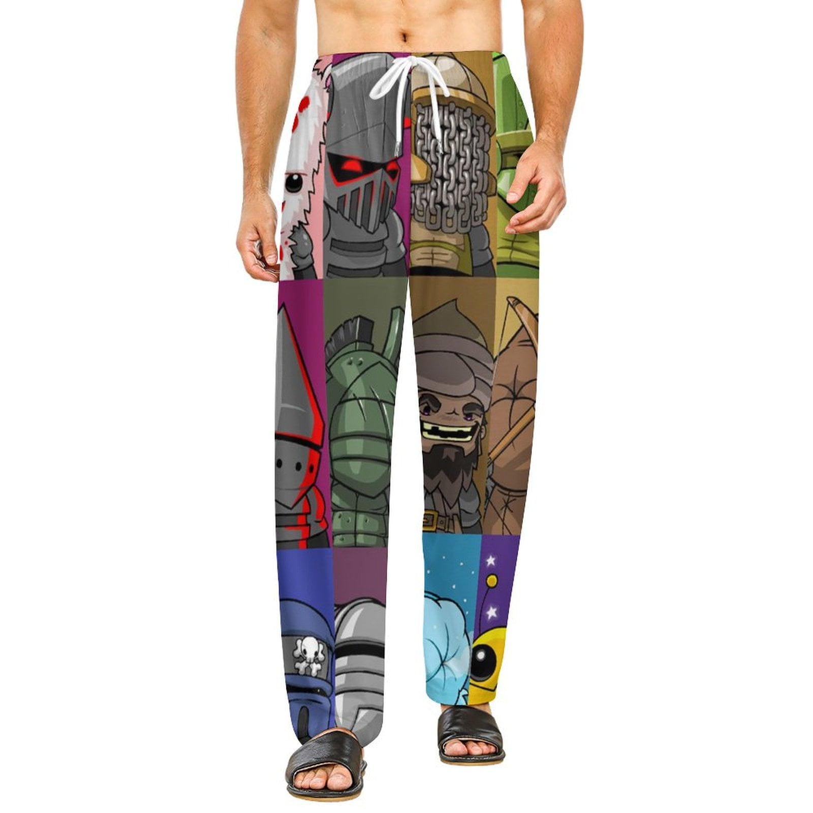 Castle Crashers Unisex Pajama Pants Bottoms Daily Cozy Soft Lounge ...