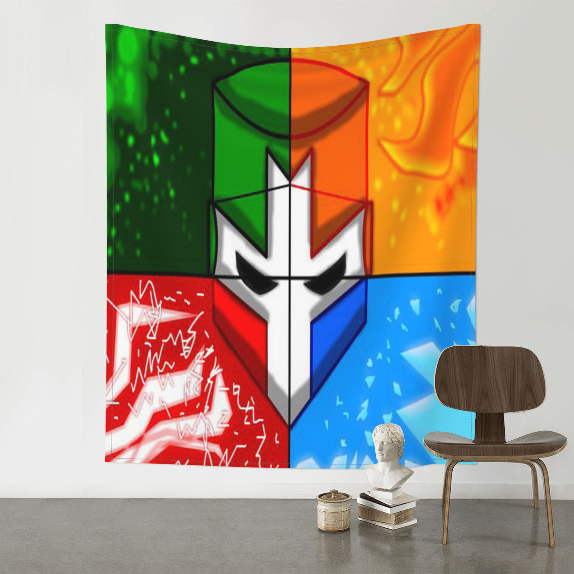 Castle Crashers Wall Tapestry Anime Poster For Bedroom Aesthetics Funny ...