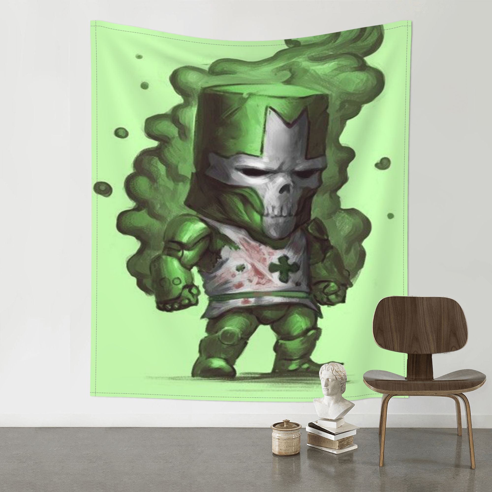 Castle Crashers Wall Tapestry Anime Poster For Bedroom Aesthetics Funny ...