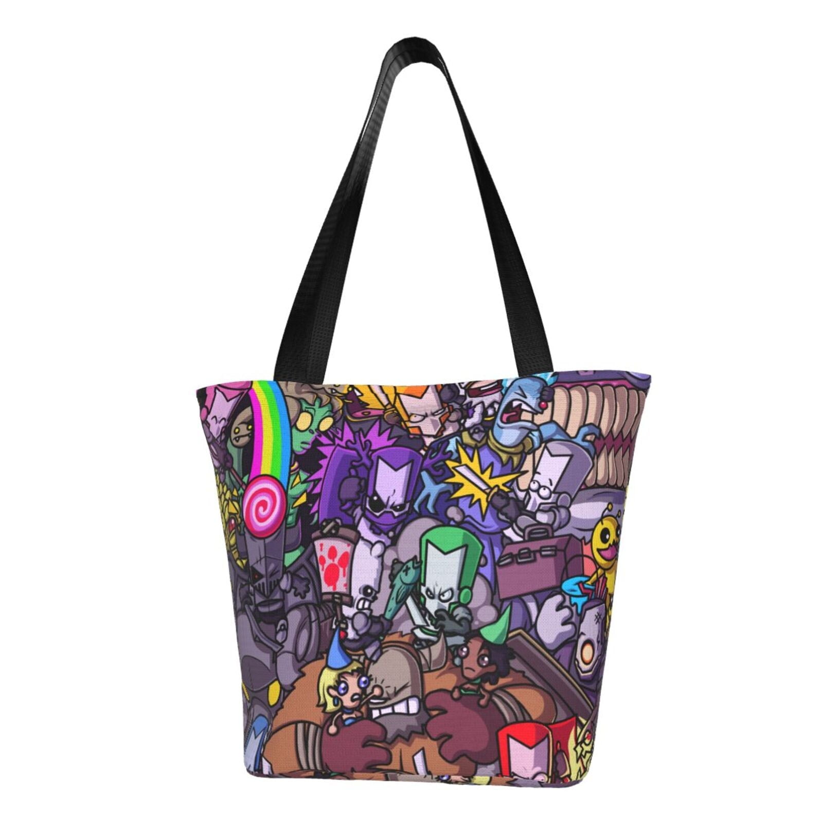 Castle Crashers Women's Tote Bag Large Capacity Shoulder Handbag For ...