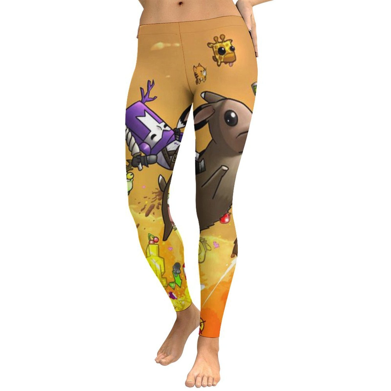 Castle Crashers Women's Yoga Pants High Waisted Tummy Control Non See ...