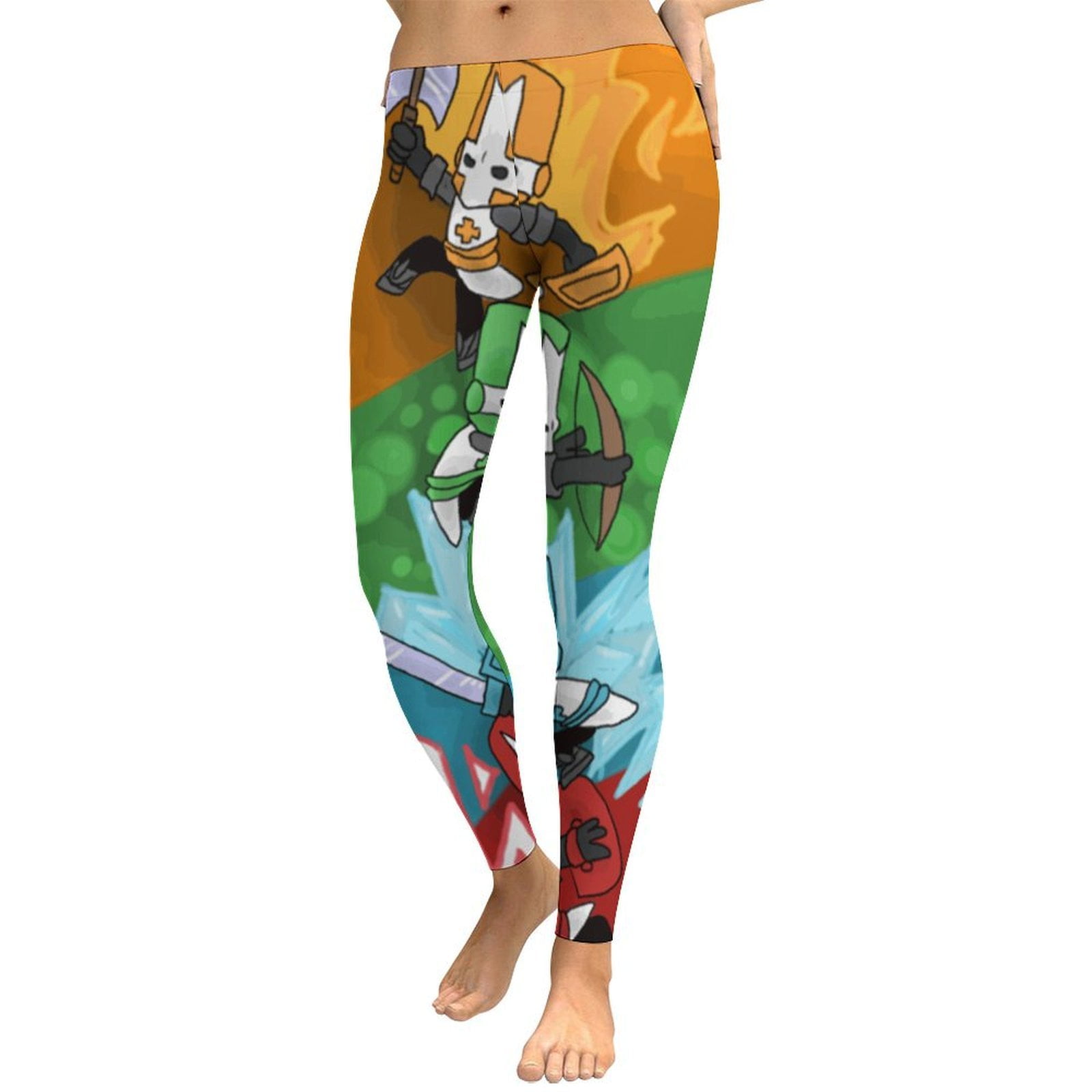 Castle Crashers Women's Yoga Pants High Waisted Tummy Control Non See ...