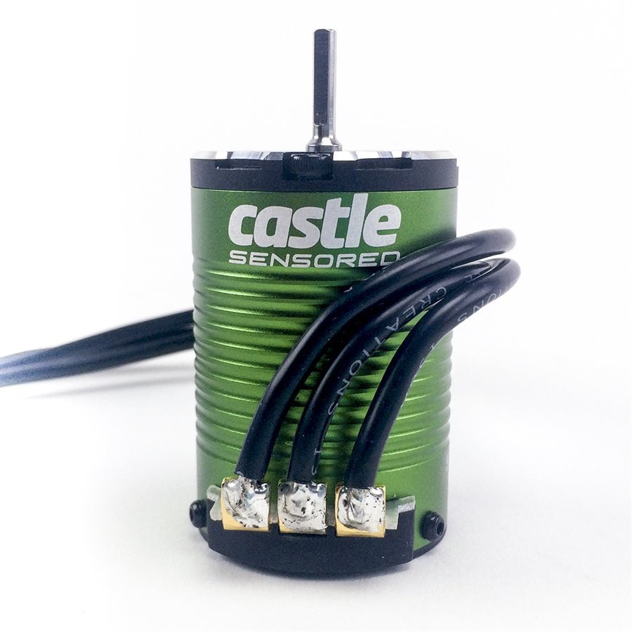 Castle Creations Motor, 4-Pole Sensored Brushless, 1410-3800Kv ...