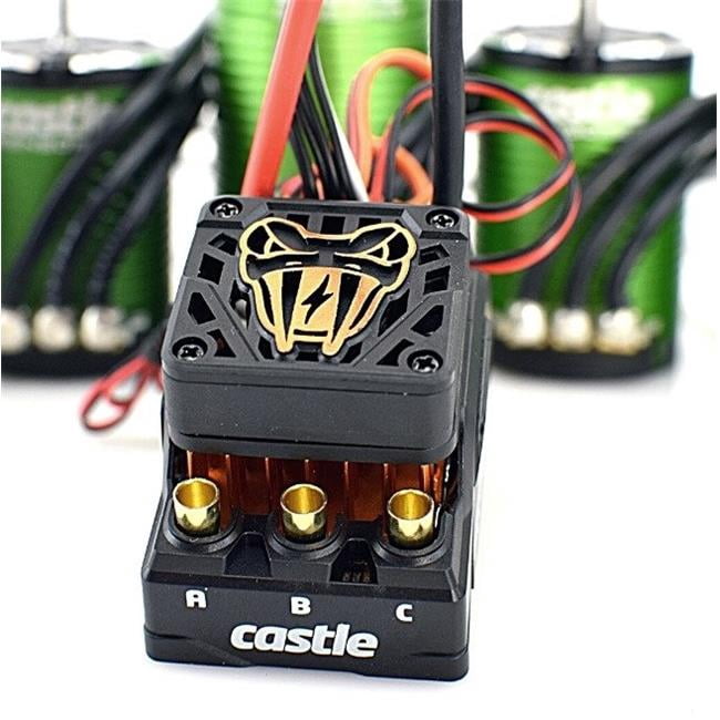 Castle Creations COPPERHEAD 10 1410-3800KV 5mm SHAFT COMBO CSE10016611 ...