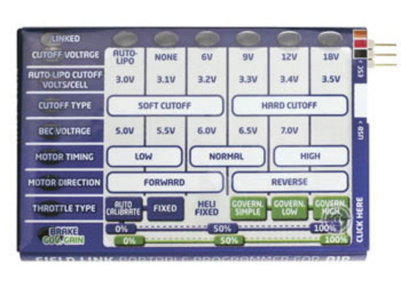 Castle Creations Field Programmer - Air 010-0063-01 CSE010006301 Speed ...