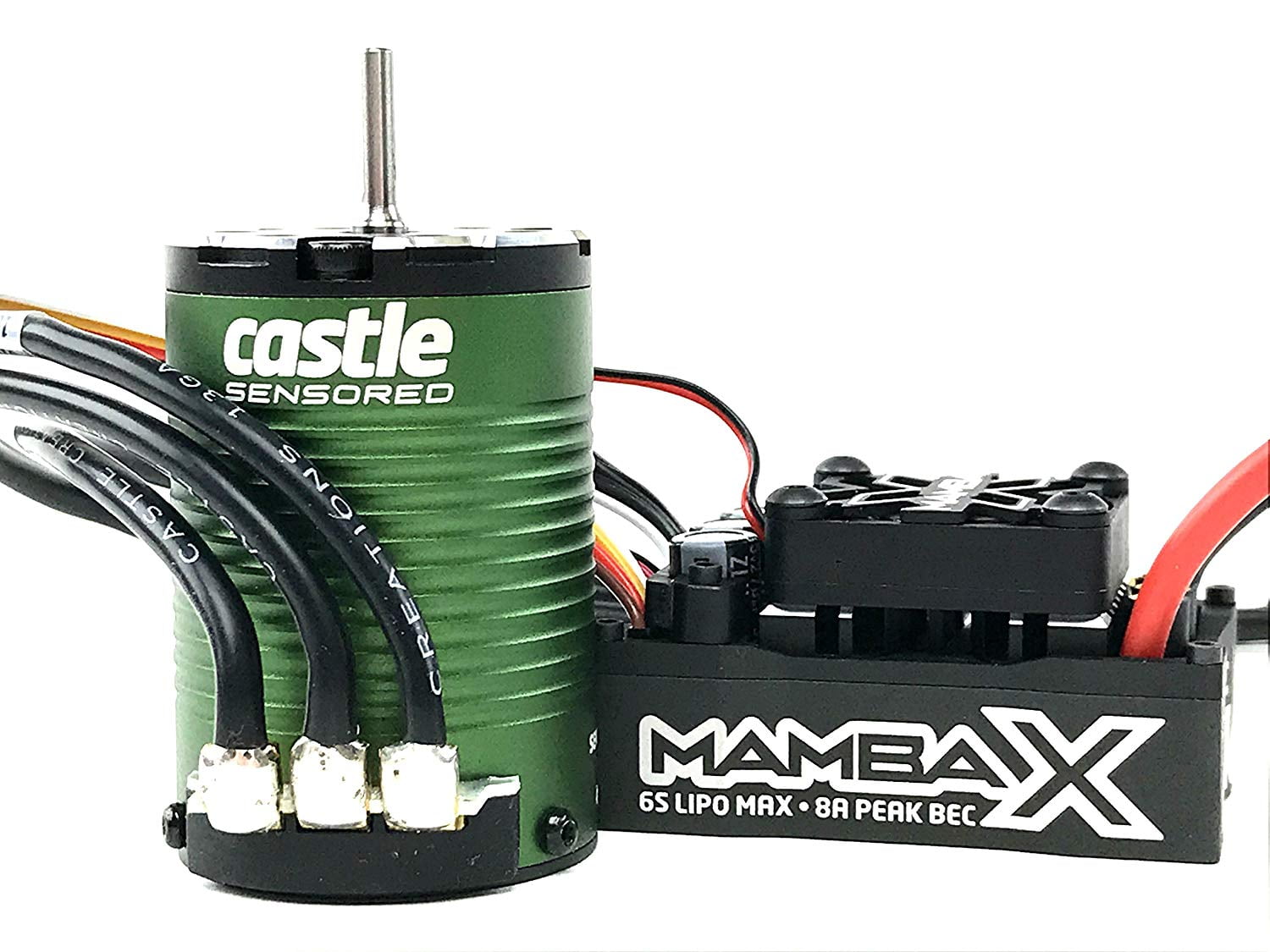 Castle Creations Mamba X SCT Pro Sensored 25.2V WP 1410-3800Kv ...