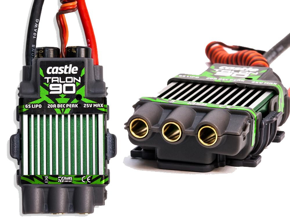 Castle Creations Talon 90 Amp Electronic Speed Controller with Heavy ...