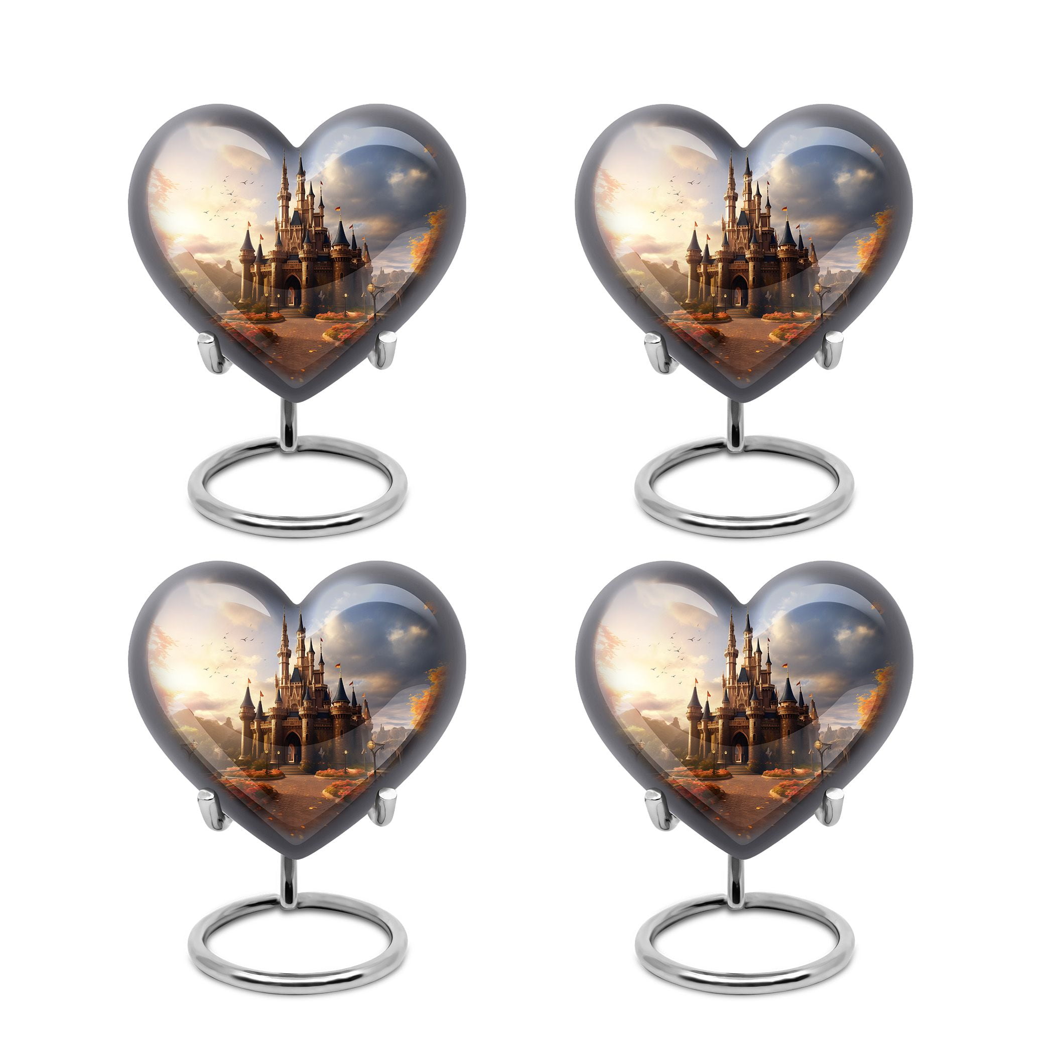Castle of Dreams - Heart Cremation Urns For Ashes - Mountain Solitude ...