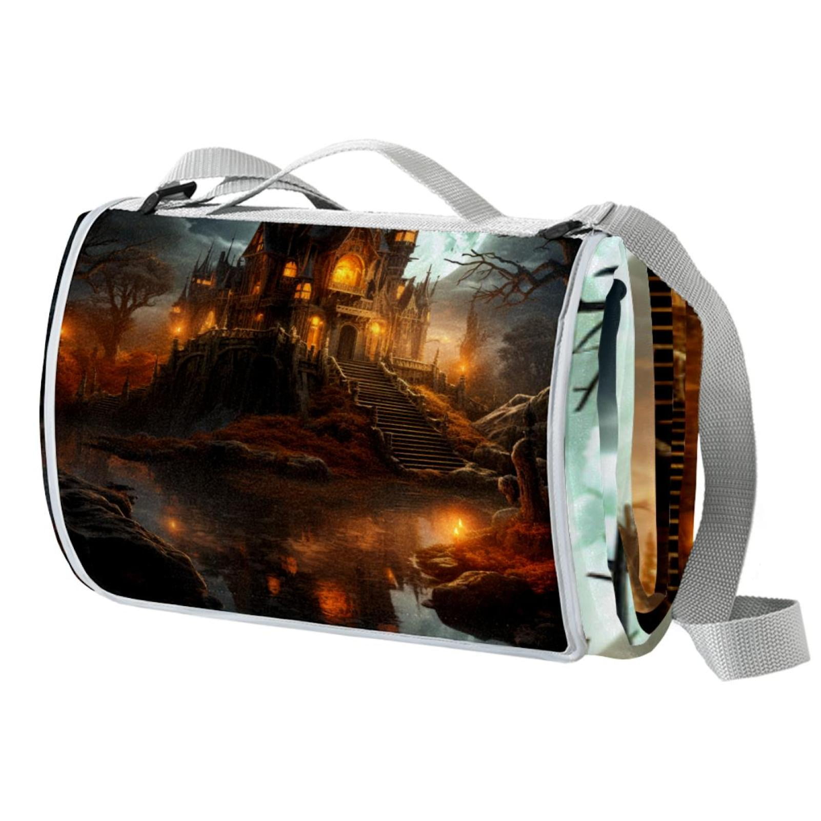 Castle Extra-Large Canvas Picnic Mat for Outdoor Beach Camping ...