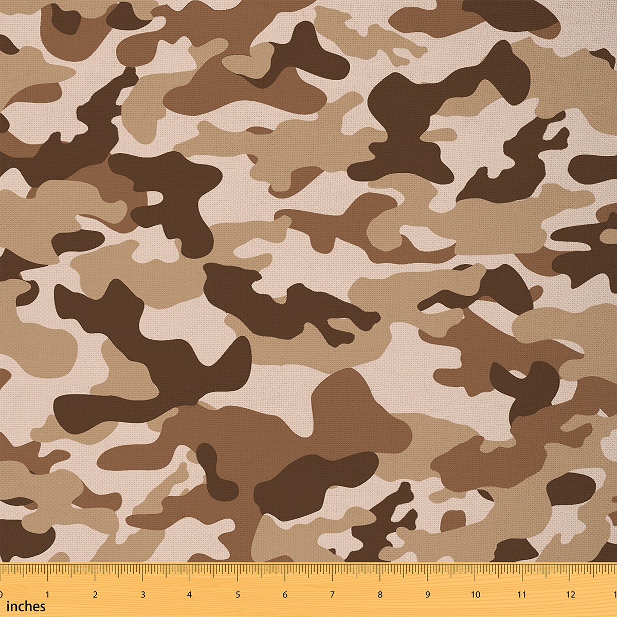 Castle Fairy Abstract Camo Fabric by the Yard 1 Yard for Teenager,Brown ...