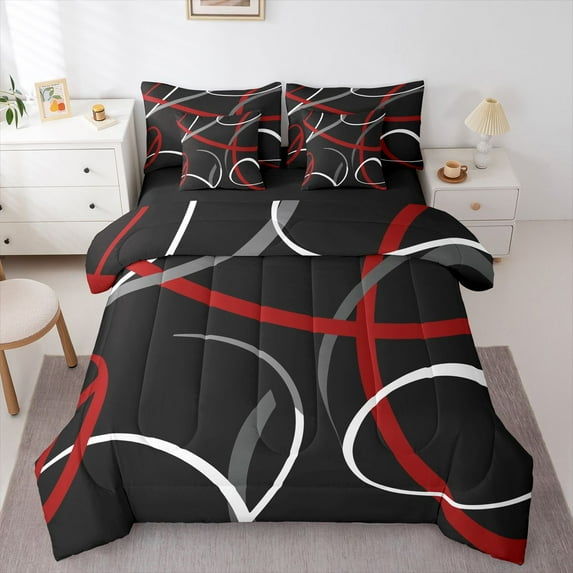 Castle Fairy Abstract Spiral Stripes Twin Bedding Sets,Geometric ...