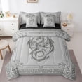 Castle Fairy Animal Dragon Bedding Comforter Set,Abstract Hippie Queen ...