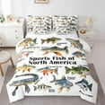 Castle Fairy Animal Fish Boy Bedding Comforter Set,Lake Life King ...