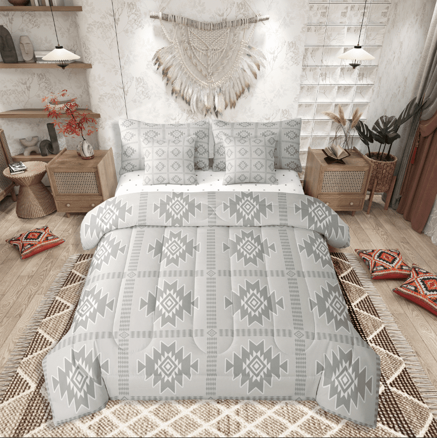 Castle Fairy Bohemian Aztec 7pcs Bedding Comforter Set for Teens ...