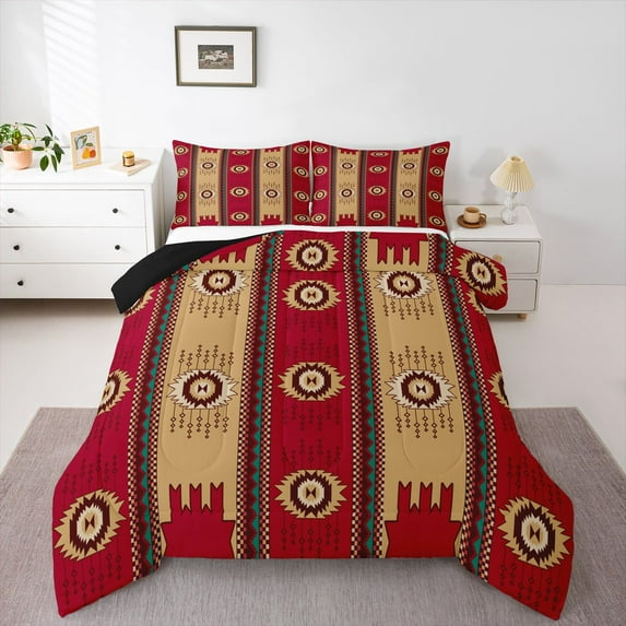 Castle Fairy Bohemian Aztec Twin Comforter Sets Boys Girls,Exotic Style ...