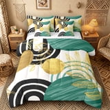 Castle Fairy Boho Tropical Leaf Bedding Comforter Set 7 Pieces for ...