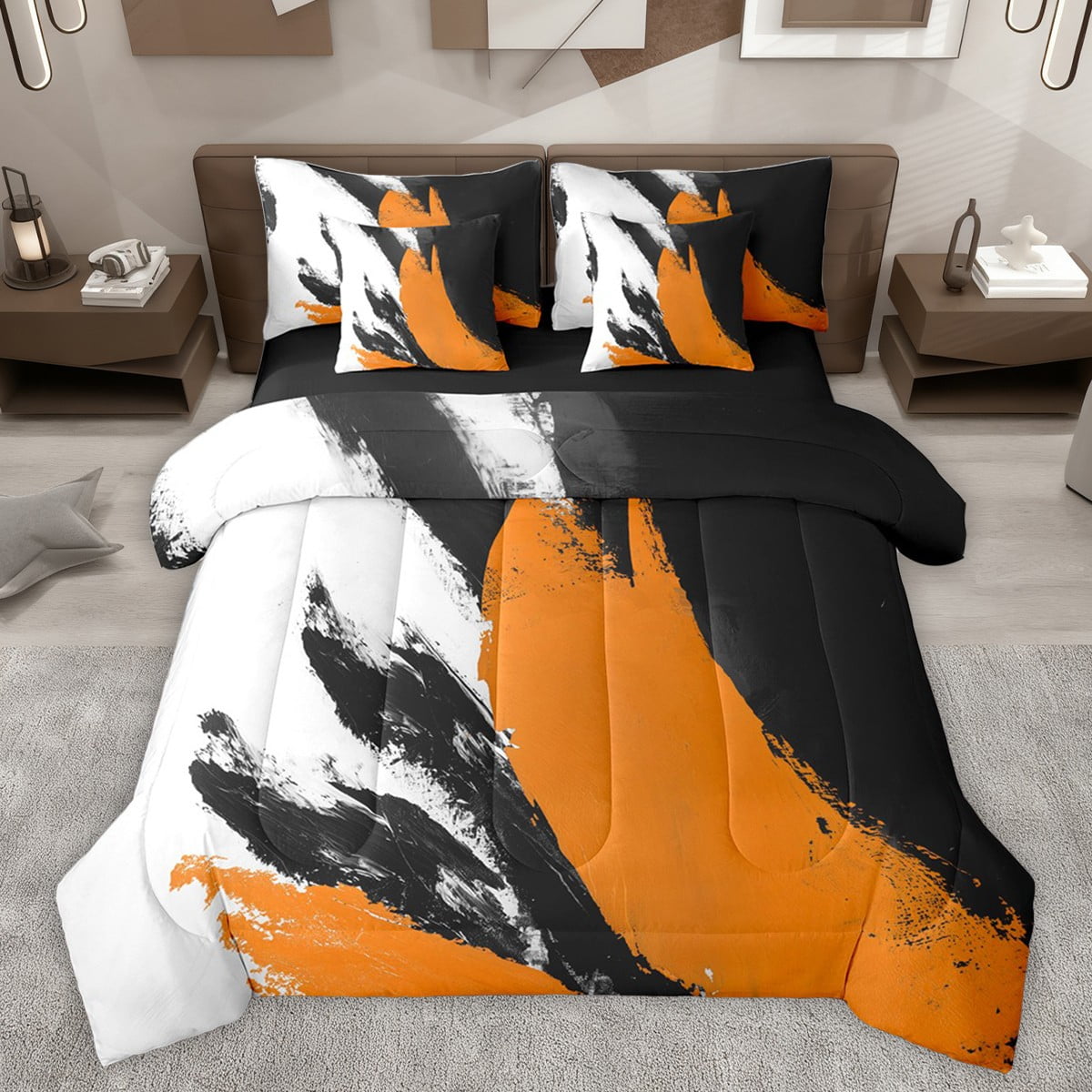 Castle Fairy Boys Girls Graffiti Splash Bedding Comforter Set 7 Pieces ...