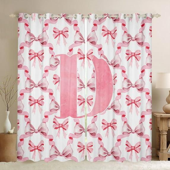 Castle Fairy Boys Girls Personalized Initial D Black Out Curtains ...