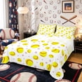 Castle Fairy Bright Softball Bed Sheets 4-Piece, Cartoon Ball Stars ...