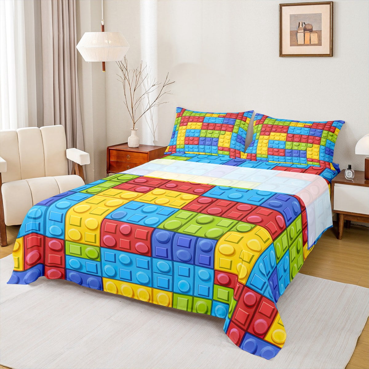 Castle Fairy Building Blocks 3pcs Twin Sheet Sets,Construction Game ...