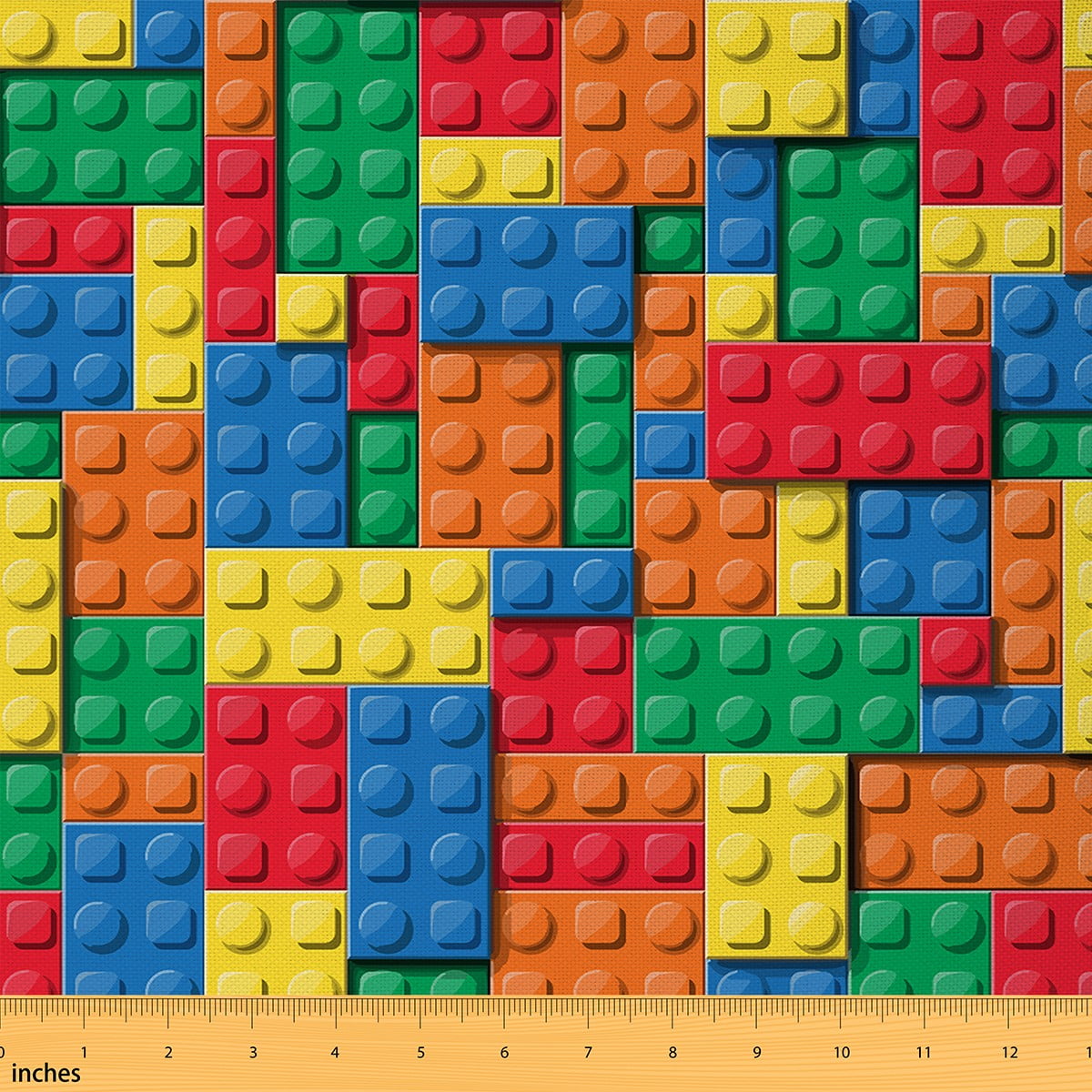 Castle Fairy Building Blocks Fabric by the Yard 2 Yards for Teens ...