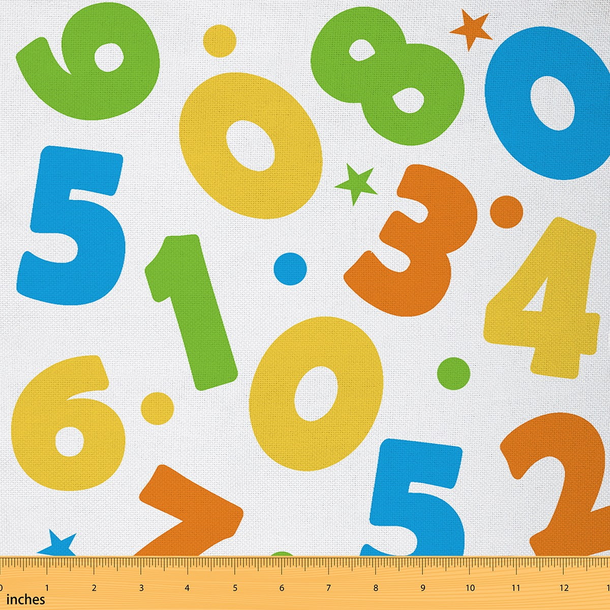 Castle Fairy Cartoon Numbers Fabric by the Yard 3 Yard,Math Theme ...