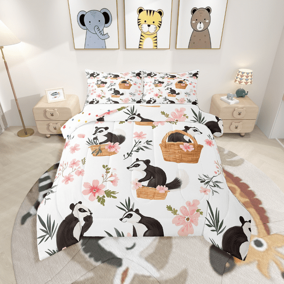 Castle Fairy Cartoon Capybara Bedding Comforter Set,Animal Full Bedding ...