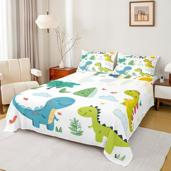 Castle Fairy Child Boys Girls Kawaii Animal Dino Queen Sheet Sets,Cute ...