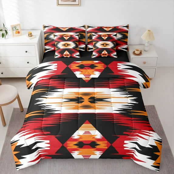 Castle Fairy Children Hippie Aztec Bedding Comforter Set,Bohemian Full ...