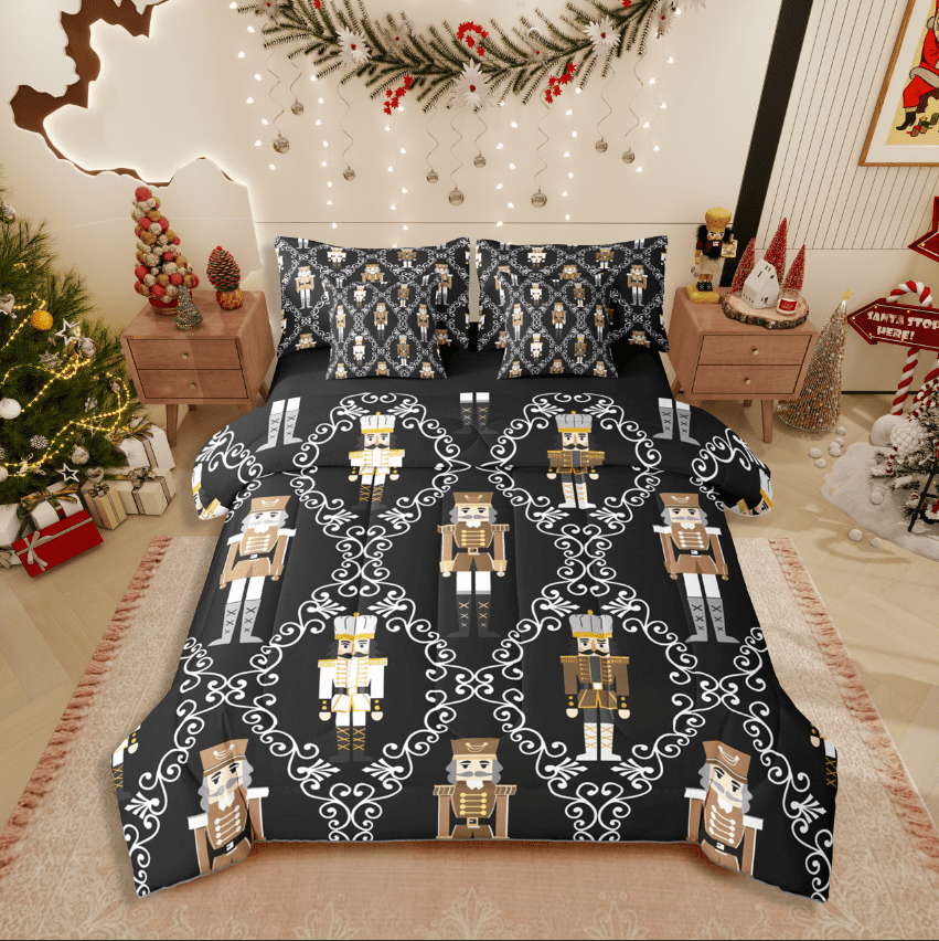 Castle Fairy Christmas Nutcracker 7-Piece Bedding Comforter Set for ...