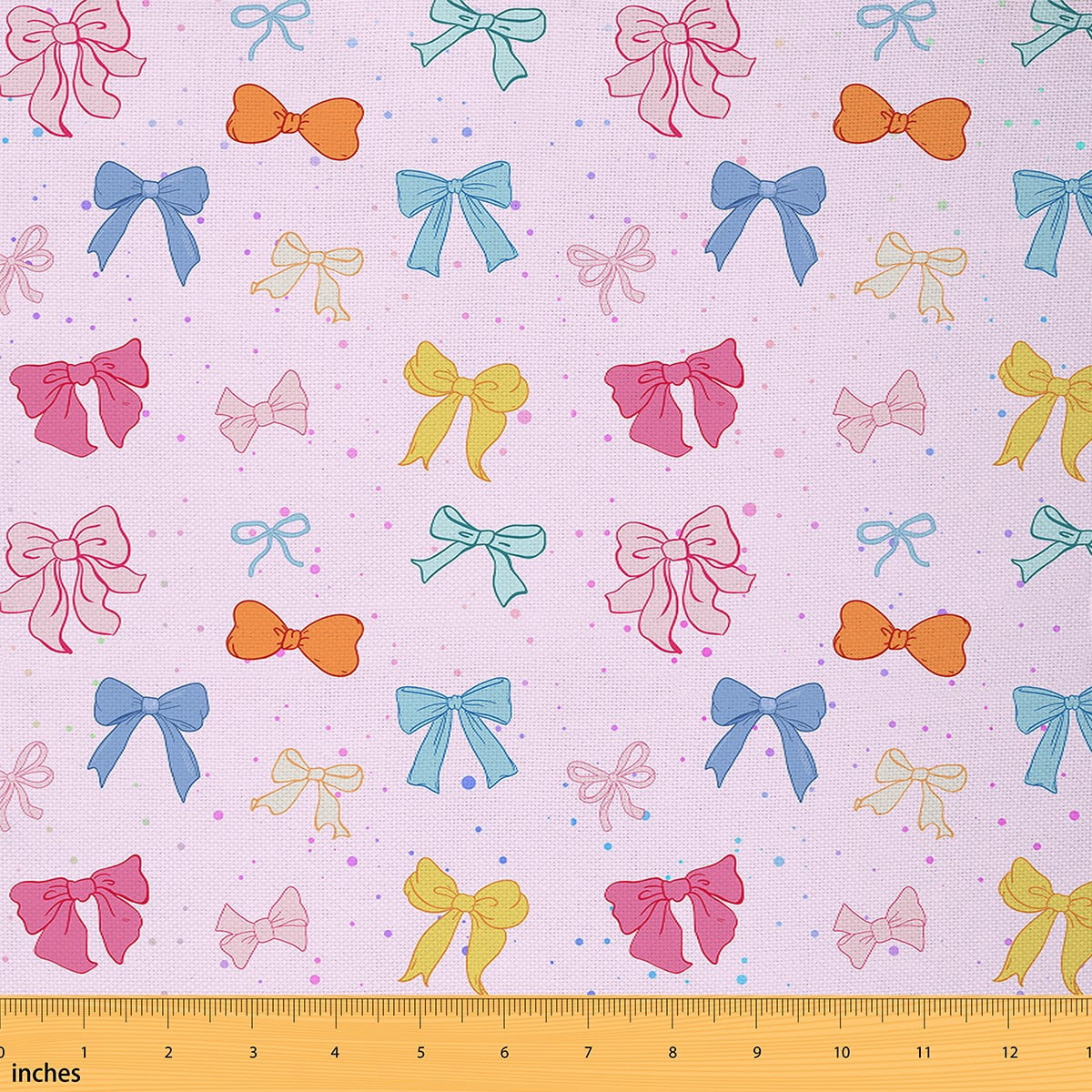 Castle Fairy Cute Bow Fabric by the Yard 1 Yard,Pink Blue Home Decor ...