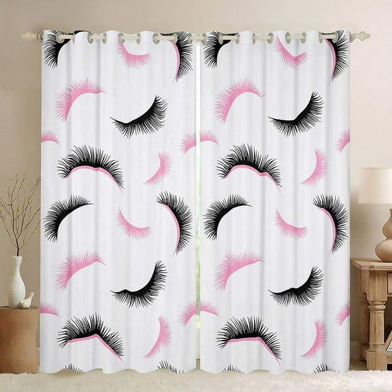 Castle Fairy Elegant Eyelash Curtains Pack of 2 (42x84 Each) for Adults ...