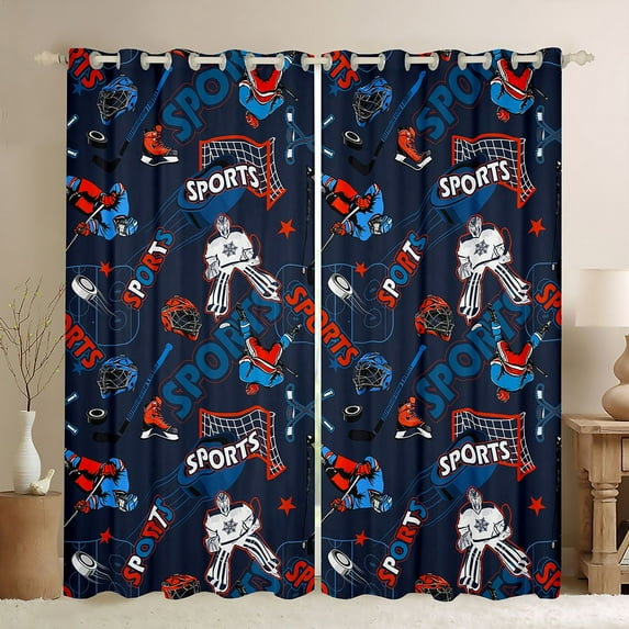 Castle Fairy Female Men Adults Sports Ice Hockey Black Out Curtains ...