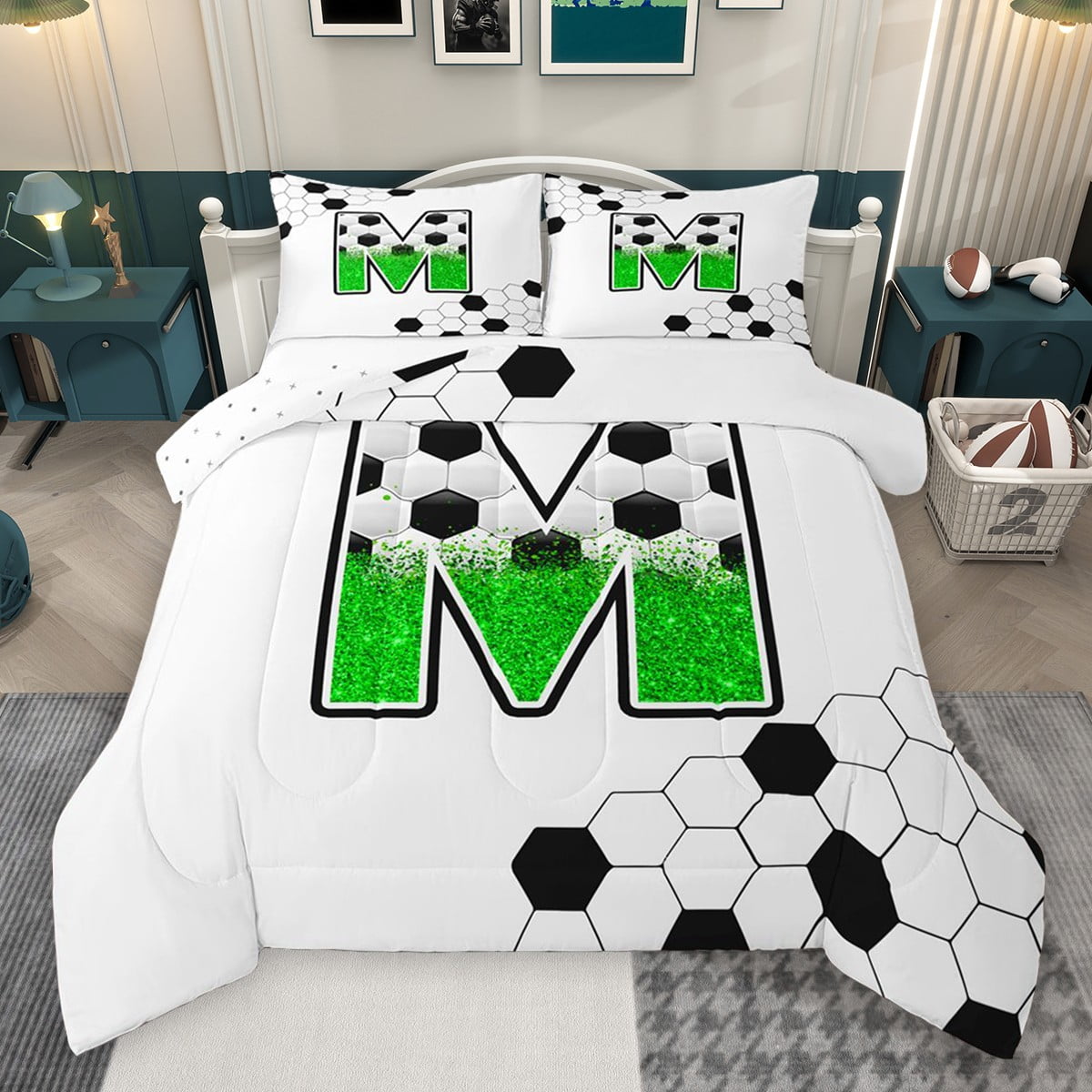 Castle Fairy Female Men Women Personalized Initial M 3 Pieces Queen ...