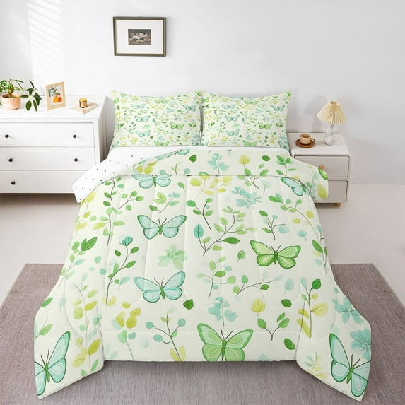 Castle Fairy Floral Butterfly Twin Comforter Sets for Children,Spring ...