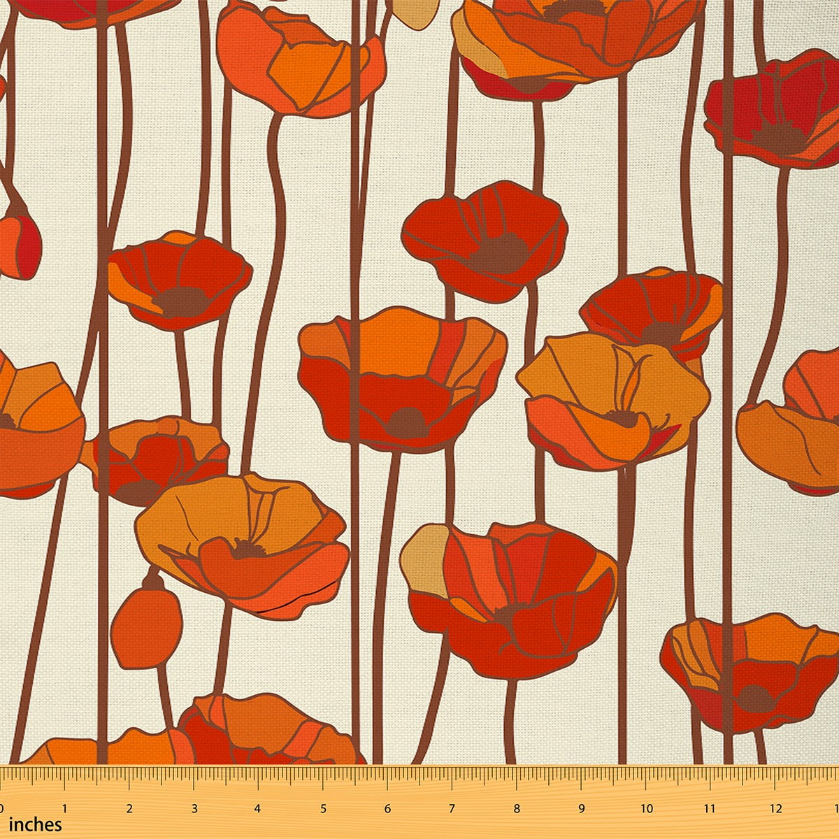 Castle Fairy Floral Poppy Girl Fabric by the Yard 3 Yards,Spring Graden ...