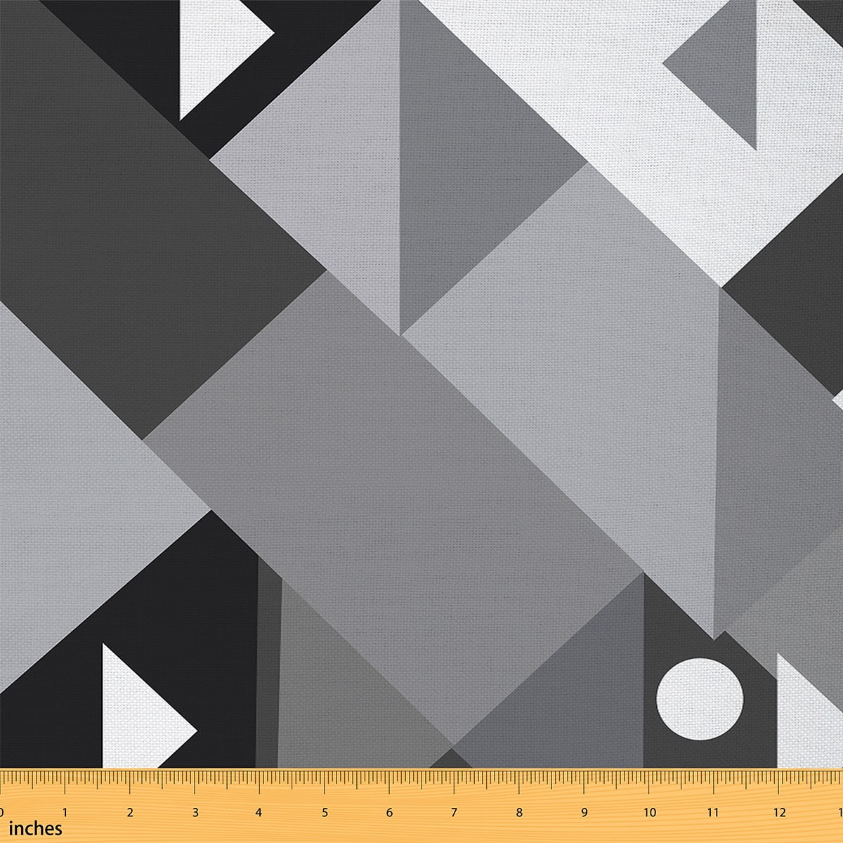 Castle Fairy Geometric Triangle Fabric by the Yard 5 Yards for Teenagers,Abstract Rectangle ...