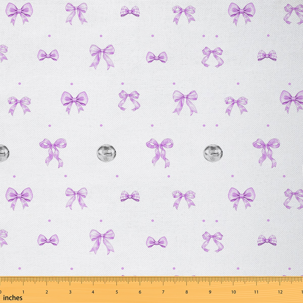 Castle Fairy Girly Bow-Tie Fabric by the Yard 3 Yard,Polka Dots Fabric ...