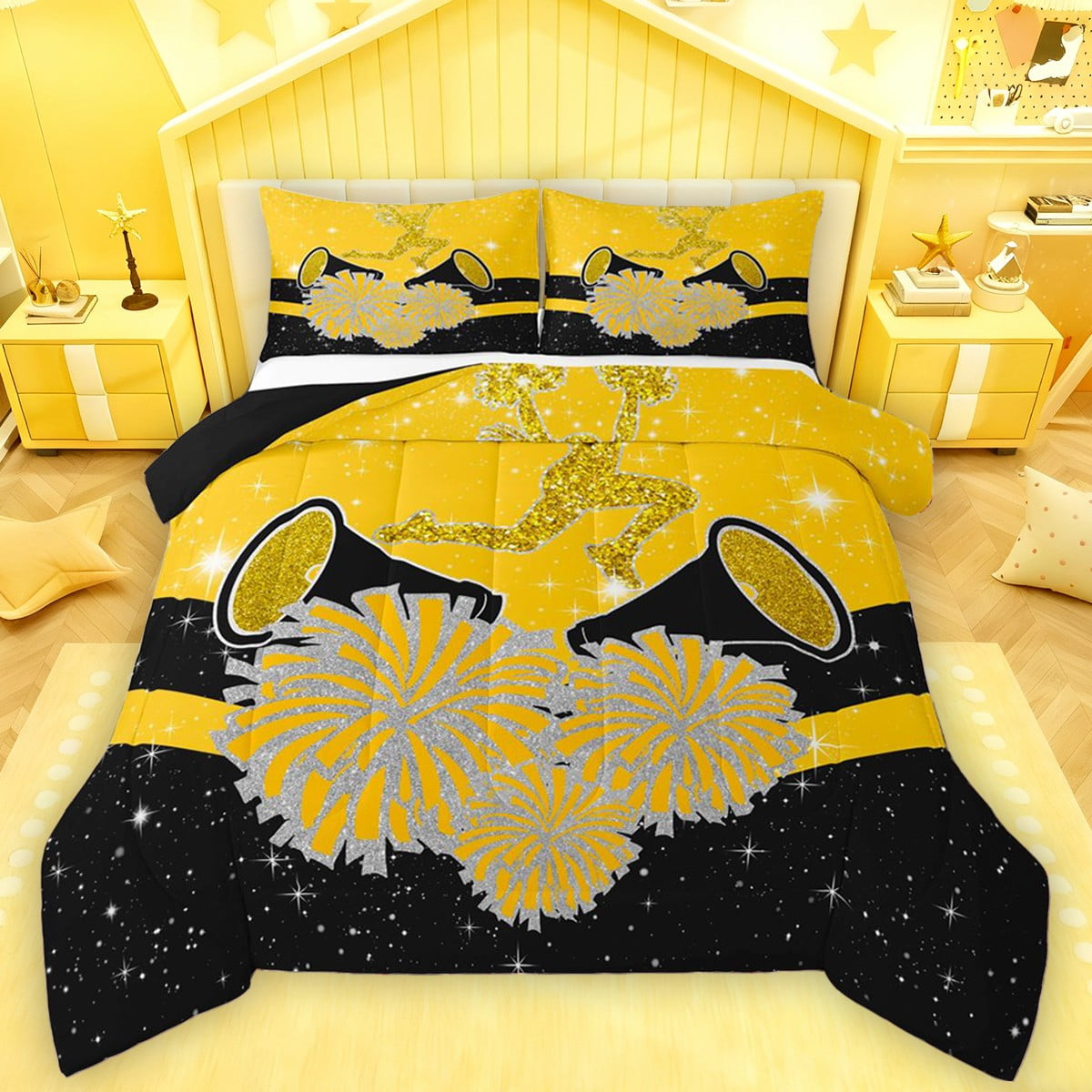 Castle Fairy Girly Dreamy Dance Full Size Comforter Sets 3-Piece for ...