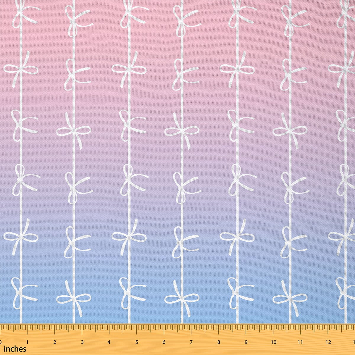 Castle Fairy Girly Stripes Bow-Tie Fabric by the Yard 5 Yard,Geometric ...