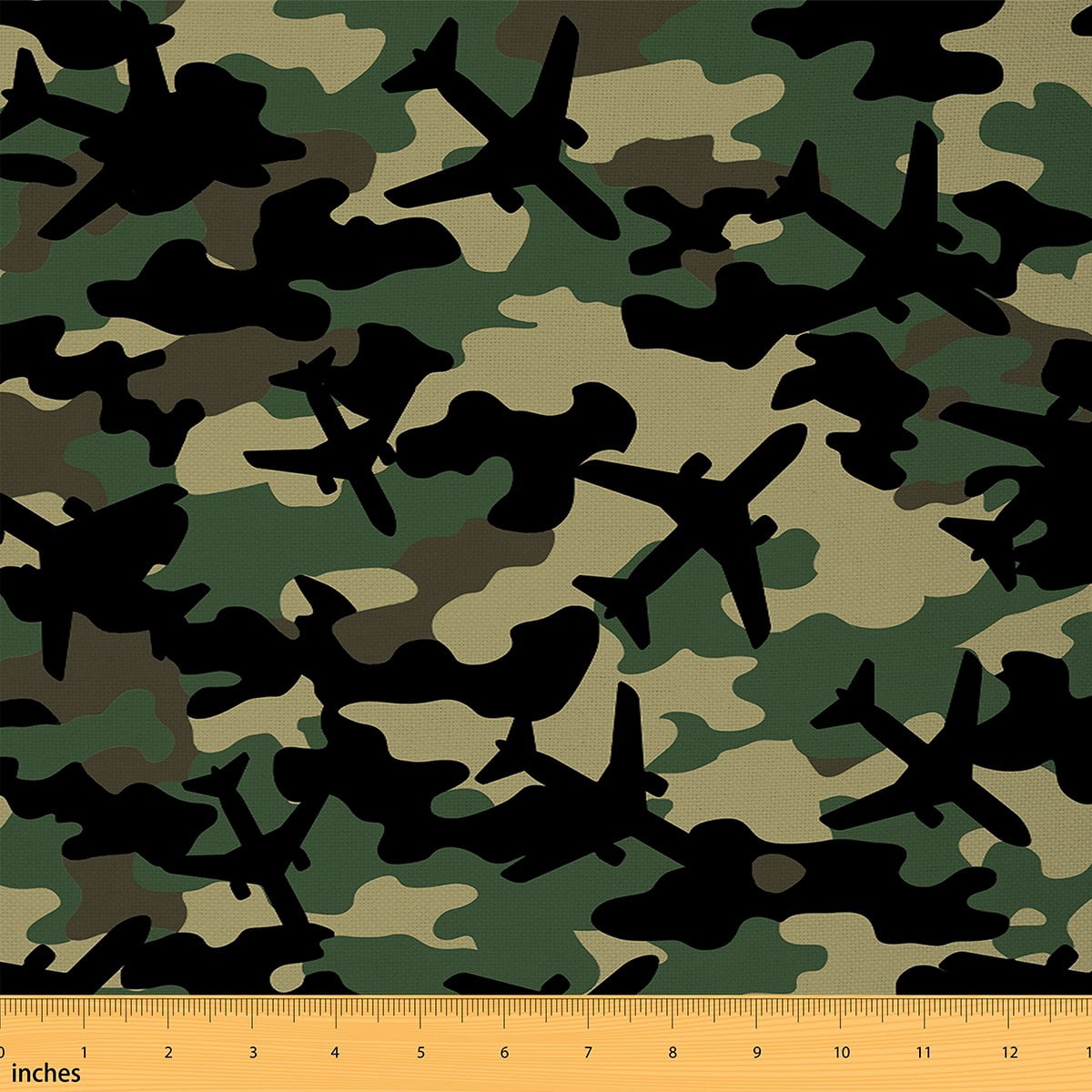 Castle Fairy Green Camouflage Fabric by the Yard 5 Yards for Boys ...