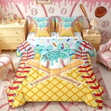 Castle Fairy Green Ice Cream Print King Bedding 7pcs, Sport Baseball ...