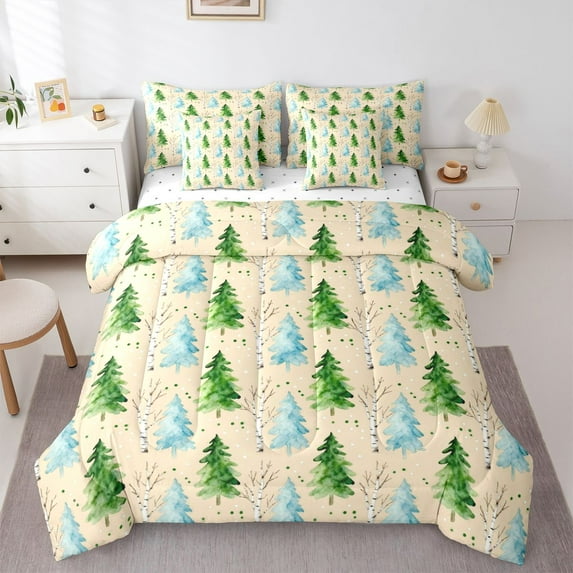 Castle Fairy Green Tree Twin Bedding Sets for Teens,Vintage Retro ...