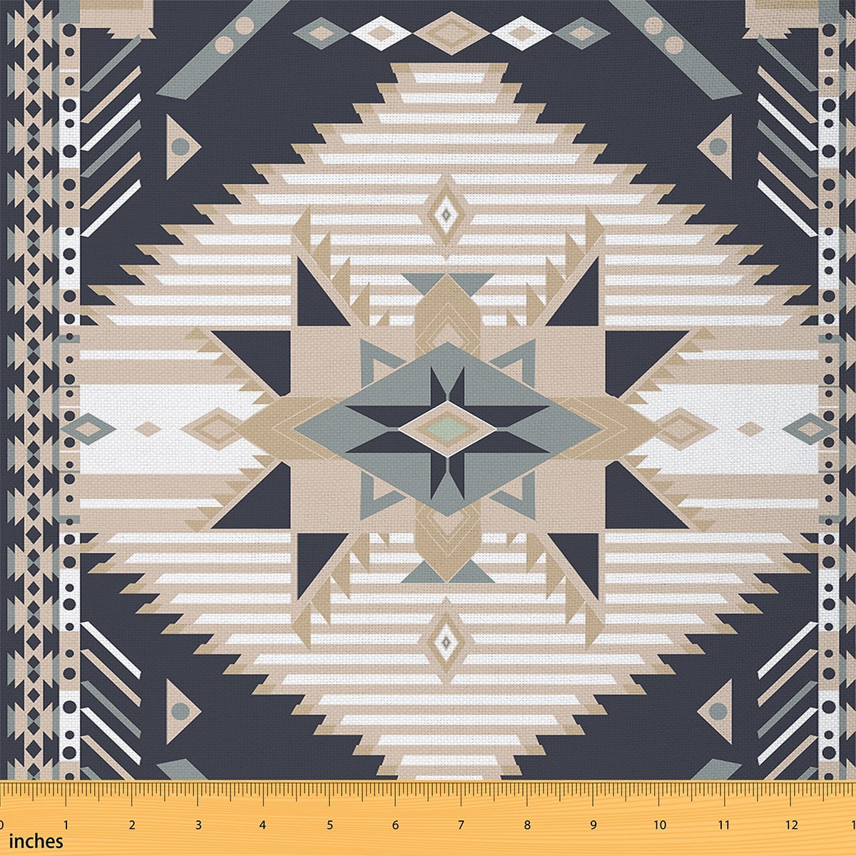 Castle Fairy Hippie Aztec Fabric by the Yard 1 Yard,Exotic Style Home ...